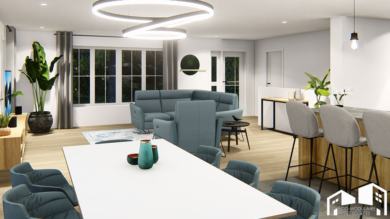 Maison plain-pied pour entrepreneurs et/ou auto-constructeurs ...